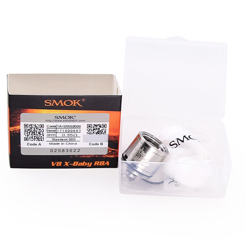 SMOK TFV8 X Baby RBA - Vapores Finos - El Vapeador desde 2016