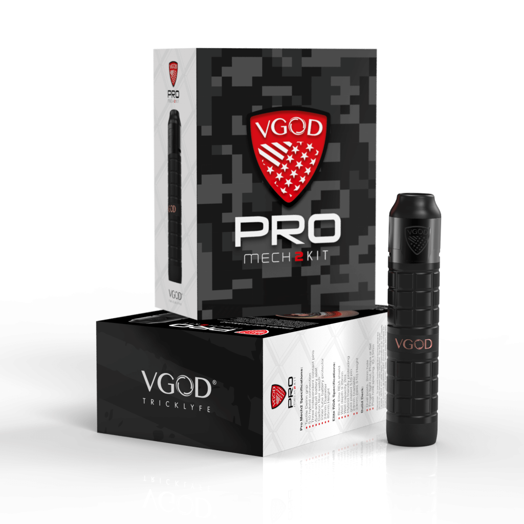 VGOD Pro Mech 2 kit con Elite RDA - Vapores Finos - El Vapeador desde 2016