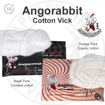 Algodón Angorabbit Orange - Vapores Finos - El Vapeador desde 2016